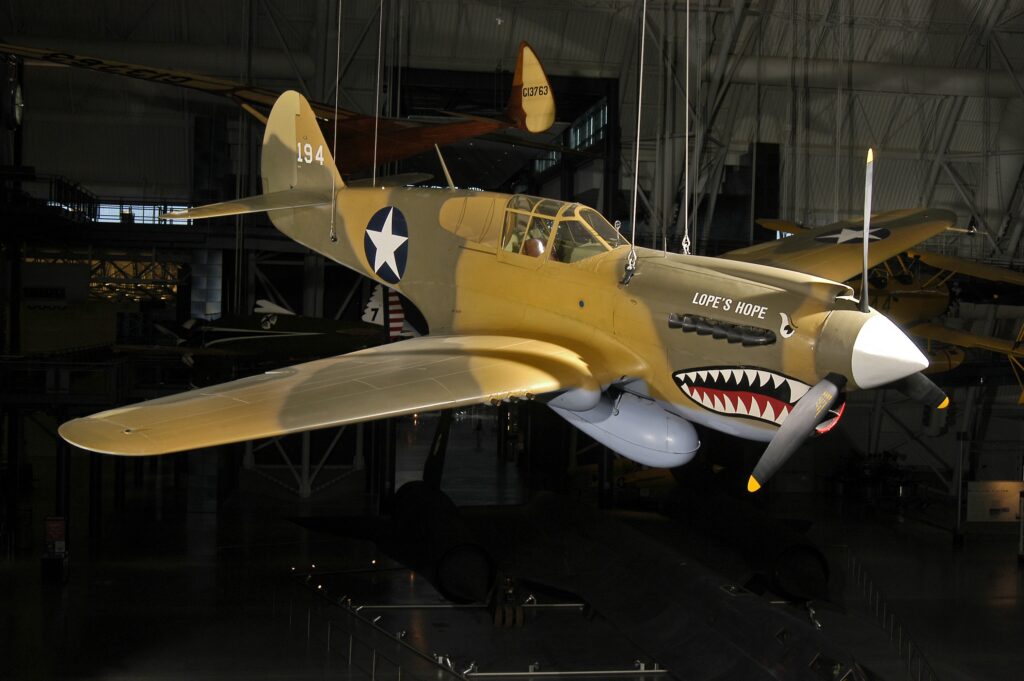 Flying Tigers and Their Iconic P-40 Warhawk Shark Teeth ...